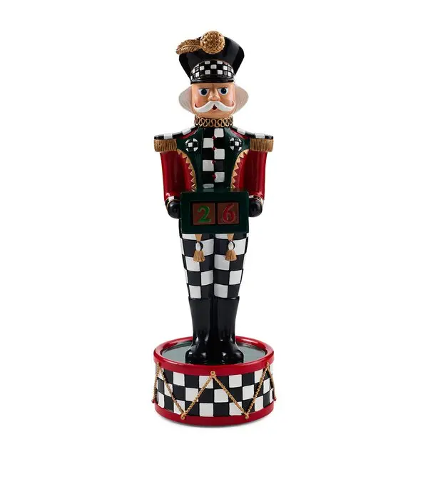 MACKENZIE-CHILDS Countdown Musical Nutcracker Ornament