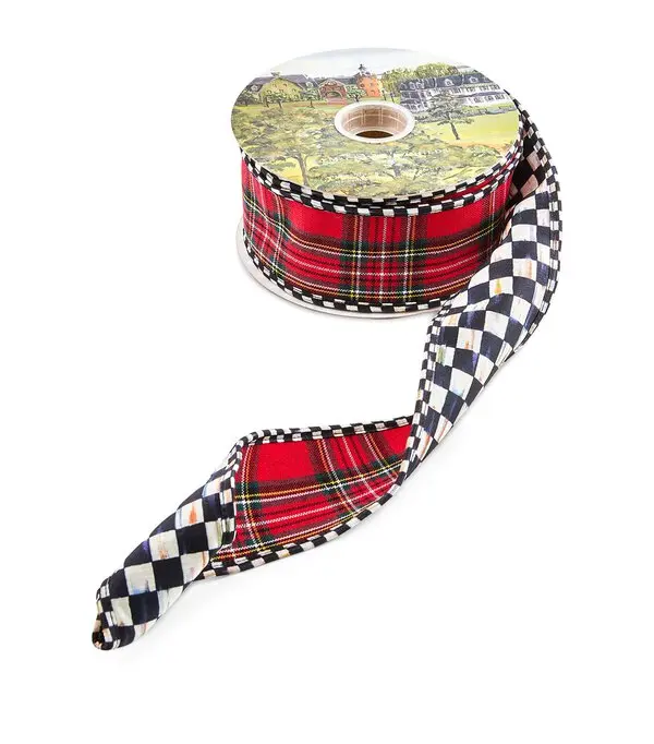 MACKENZIE-CHILDS Timeless Tartan And Courtly Check Ribbon