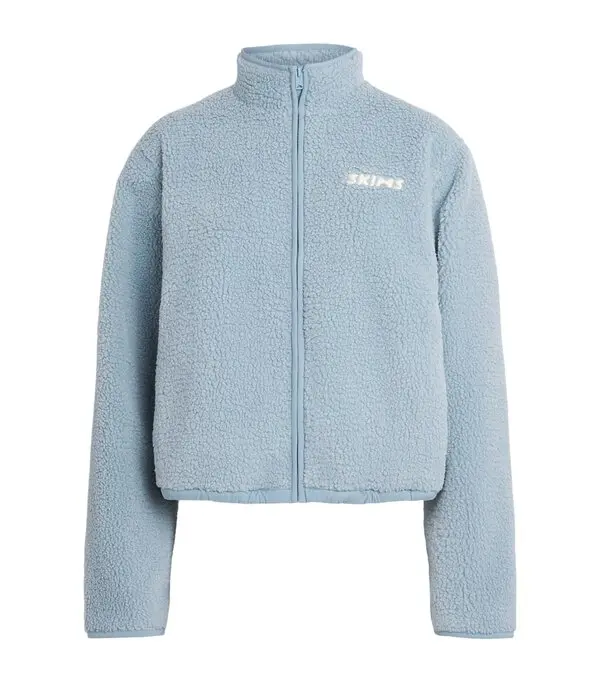SKIMS Teddy Boxy Zip-up Jacket