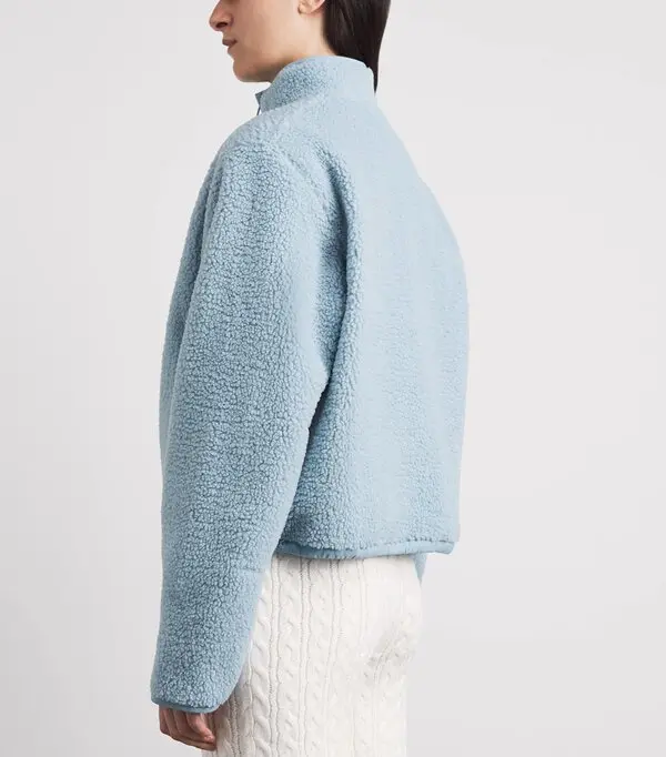 SKIMS Teddy Boxy Zip-up Jacket