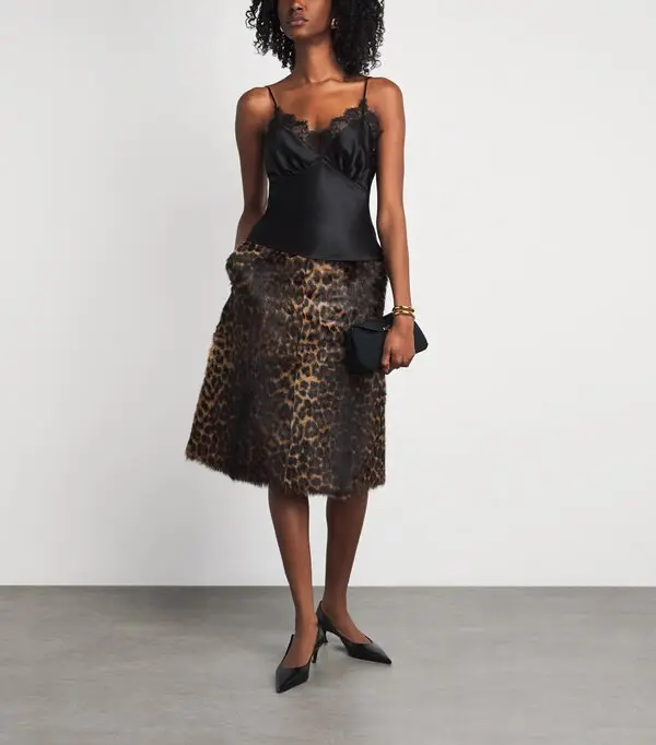 FRAME Silk Lace Cami Top