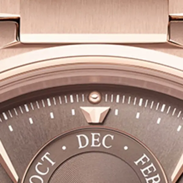 JAEGER-LECOULTRE Rose Gold Master Control Chronometre Perpetual Calendar Watch