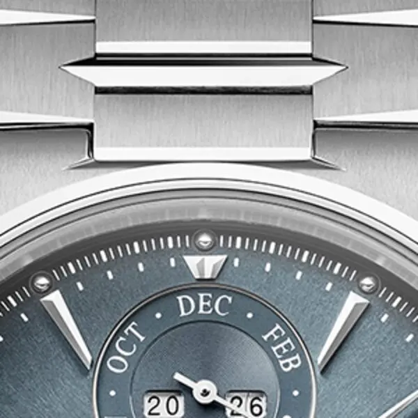 JAEGER-LECOULTRE Stainless Steel Master Control Chronometre Perpetual Calendar Watch