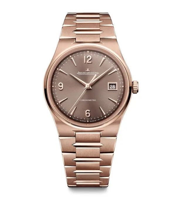 JAEGER-LECOULTRE Rose Gold Master Control Chronometre Date Watch