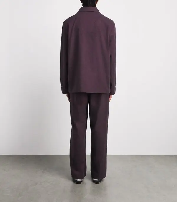 Derek Rose Cotton-cashmere Arley Pyjama Set