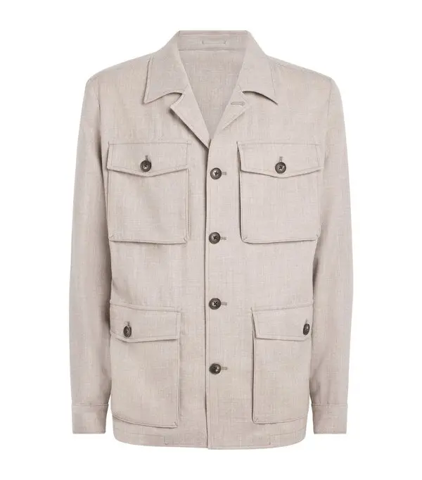 Pal Zileri Virgin Wool Safari Jacket