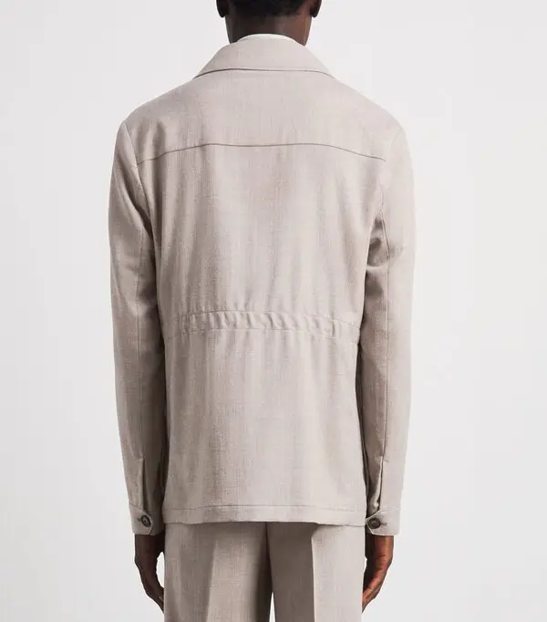 Pal Zileri Virgin Wool Safari Jacket