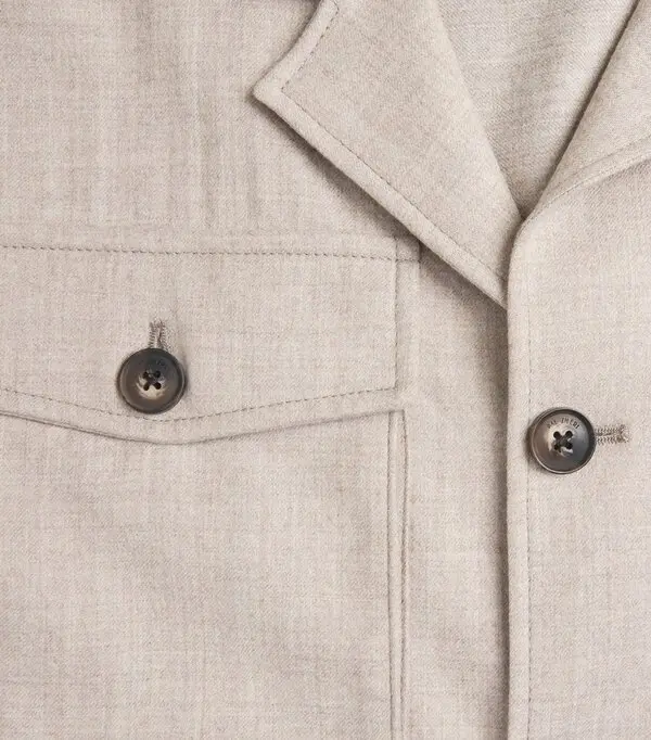 Pal Zileri Virgin Wool Safari Jacket