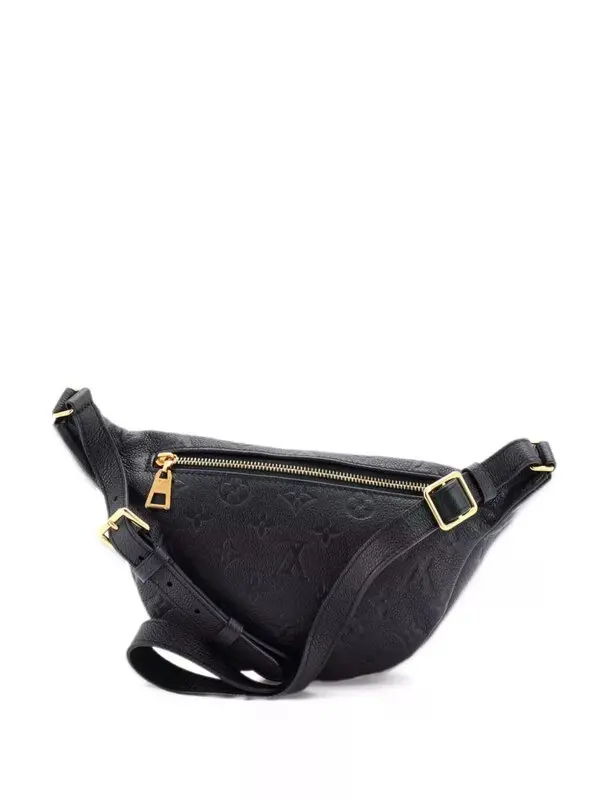 LOUIS VUITTON Bum Bag Monogram Empreinte Leather Belt Bag - Black