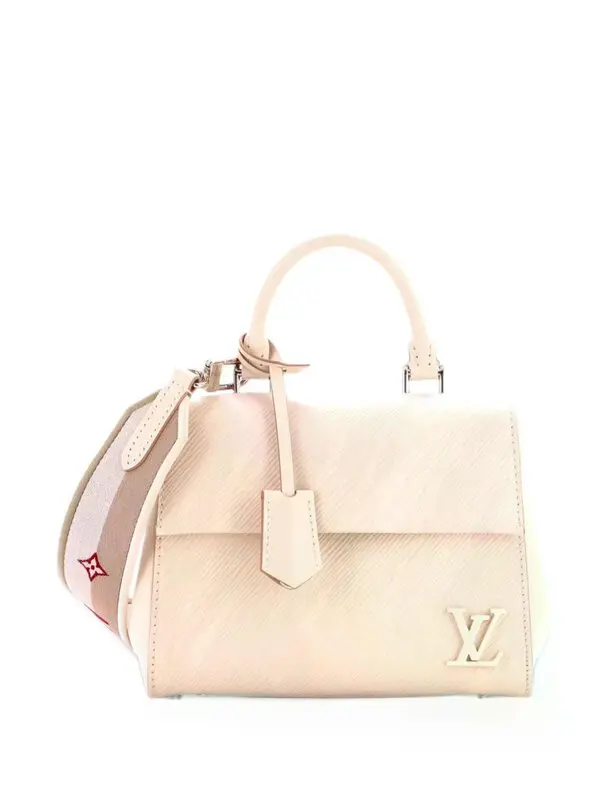 LOUIS VUITTON Cluny Top Handle Bag Epi Leather Mini Satchel - Neutrals