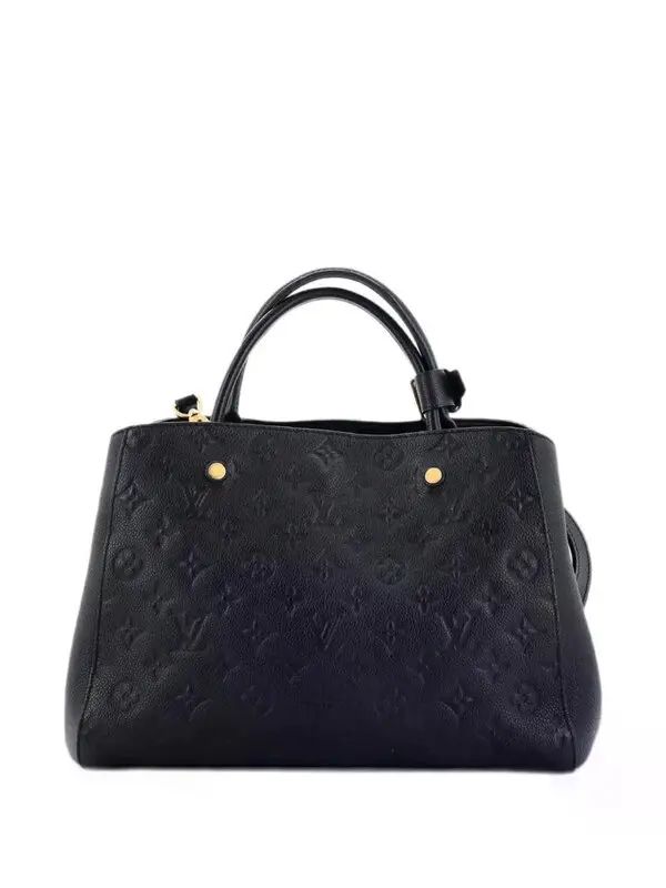 LOUIS VUITTON Montaigne Handbag Monogram Empreinte Leather Mm Satchel