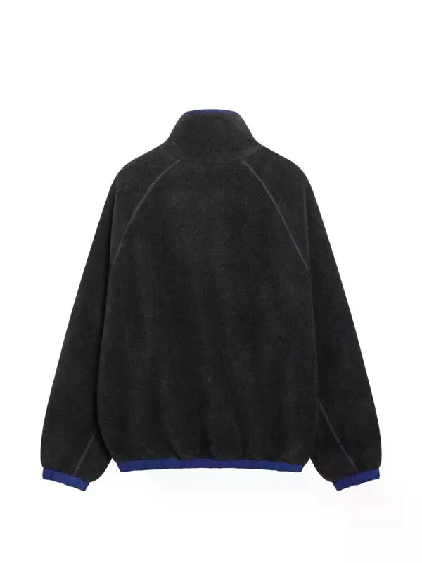 AMI Paris Fleece Vareuse With Patch Sweater