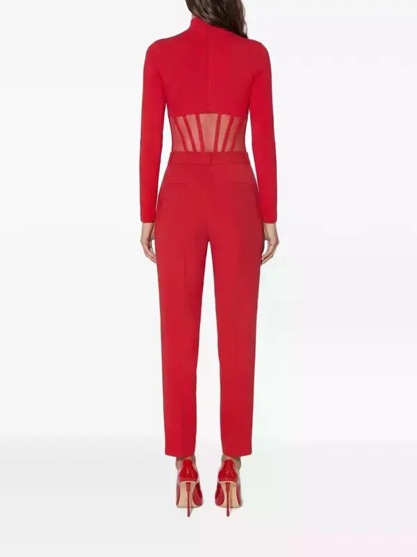 Elisabetta Franchi Knit Bustier Bodysuit