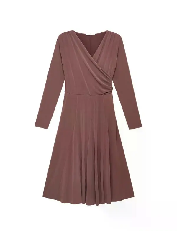 Malìparmi Draped Crossover-bodice Mini Dress