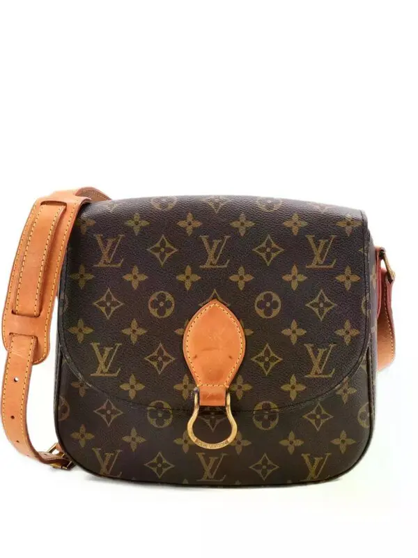 LOUIS VUITTON Saint Cloud Handbag Monogram Canvas Mm Shoulder Bag