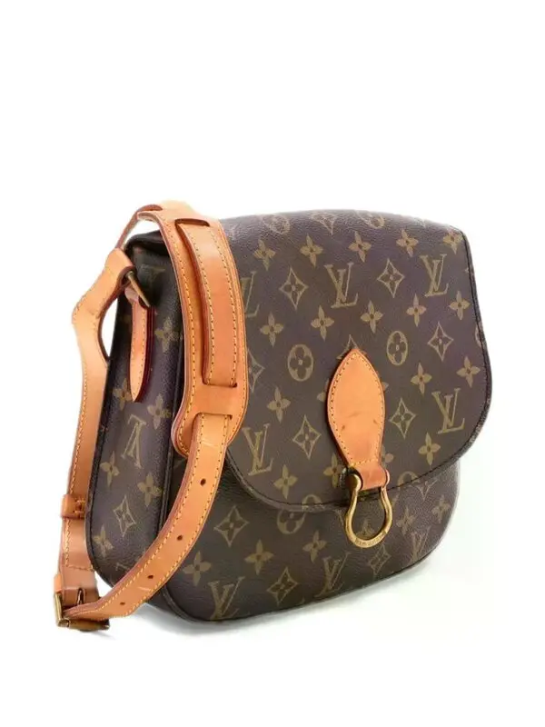 LOUIS VUITTON Saint Cloud Handbag Monogram Canvas Mm Shoulder Bag