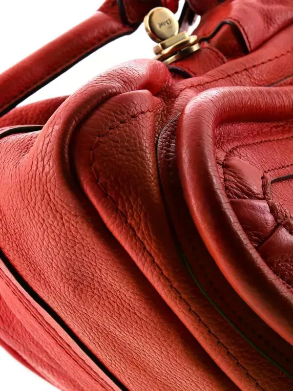 Chloé Paraty Top Handle Bag Leather Medium Satchel