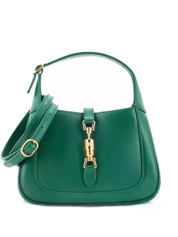 Gucci Jackie 1961 Leather Mini Hobo Bag - Green