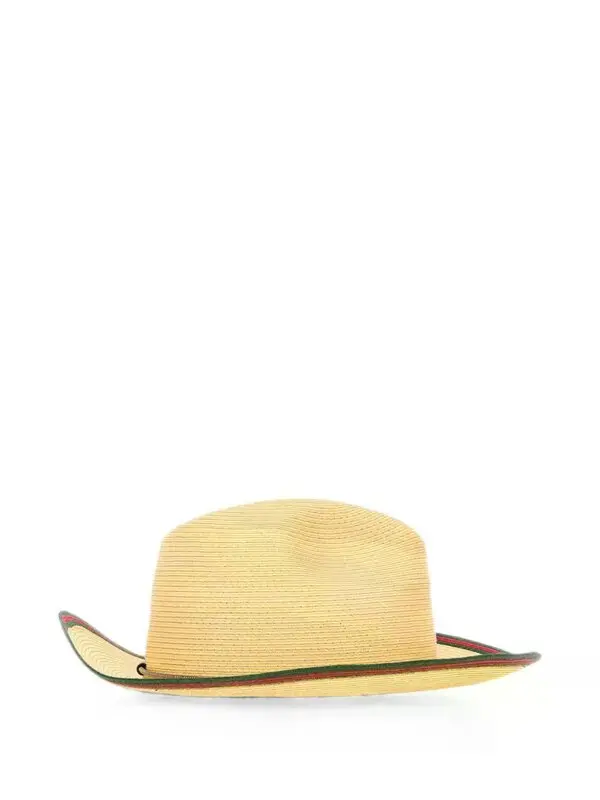 Gucci Woven-pattern Fedora Hat