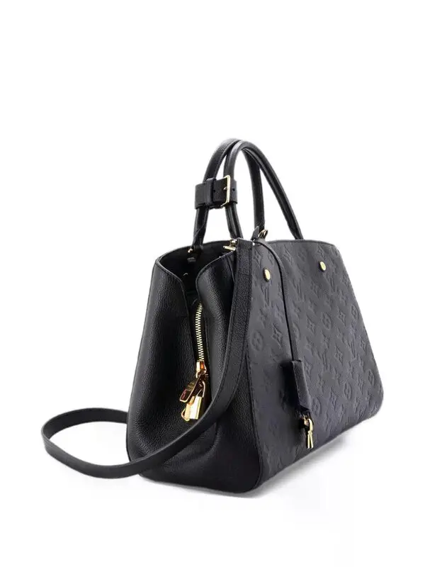 LOUIS VUITTON Montaigne Handbag Monogram Empreinte Leather Mm Satchel