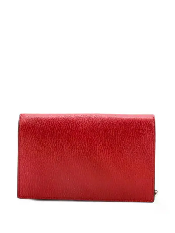 Gucci Interlocking Wallet On Chain Leather Crossbody Bag