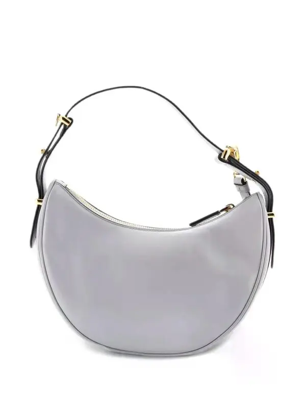Prada Arque Half Moon Leather Mini Hobo Bag
