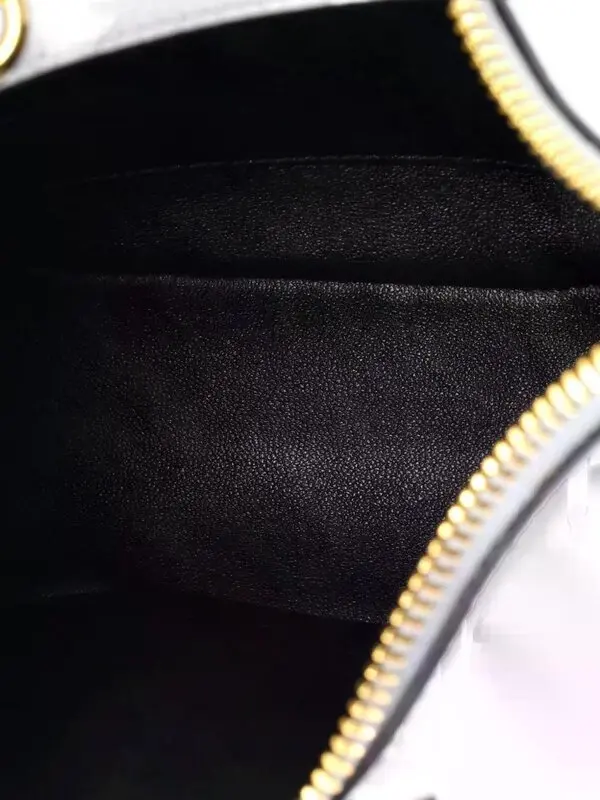 Prada Arque Half Moon Leather Mini Hobo Bag