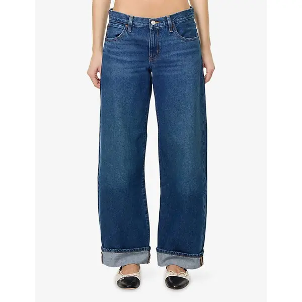 FRAME The Low Bow Cotton Denim Jeans