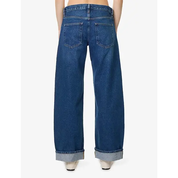 FRAME The Low Bow Cotton Denim Jeans