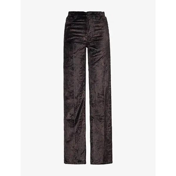 FRAME The Velvet Reboot Cotton-blend Jeans