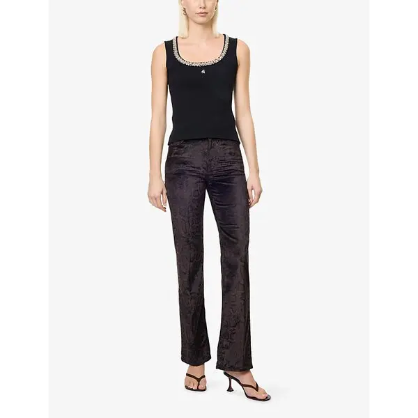 FRAME The Velvet Reboot Cotton-blend Jeans