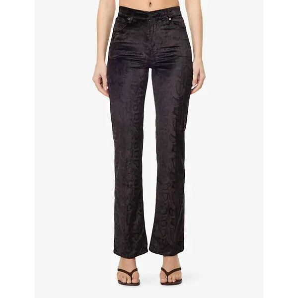 FRAME The Velvet Reboot Cotton-blend Jeans