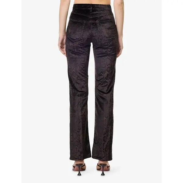 FRAME The Velvet Reboot Cotton-blend Jeans
