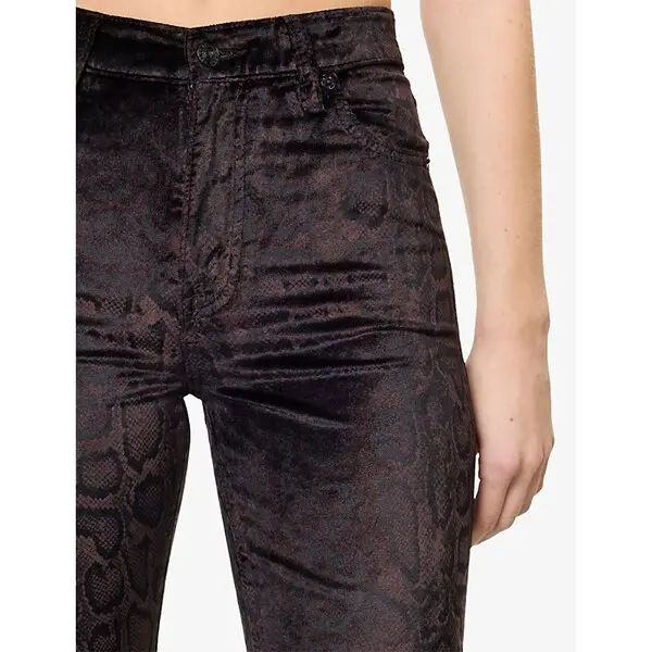 FRAME The Velvet Reboot Cotton-blend Jeans