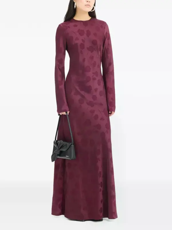 ROTATE BY BIRGER CHRISTENSEN Satin Maxi Dress