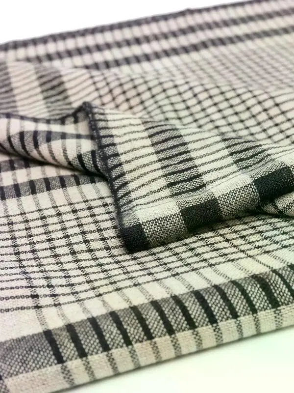 Brunello Cucinelli Check-print Frayed-edge Scarf
