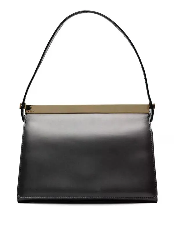 Gucci 20th Century Calfskin Frame Shoulder Bag - Grey