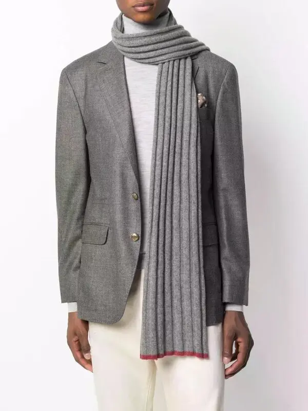 Brunello Cucinelli Ribbed-knit Scarf