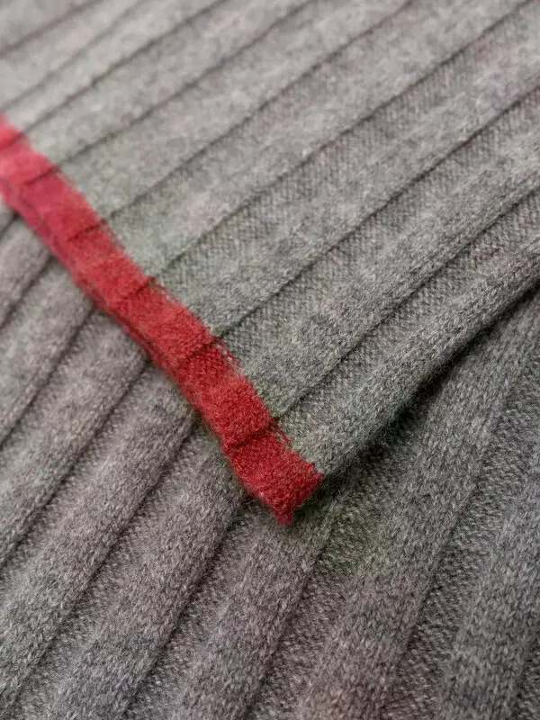 Brunello Cucinelli Ribbed-knit Scarf