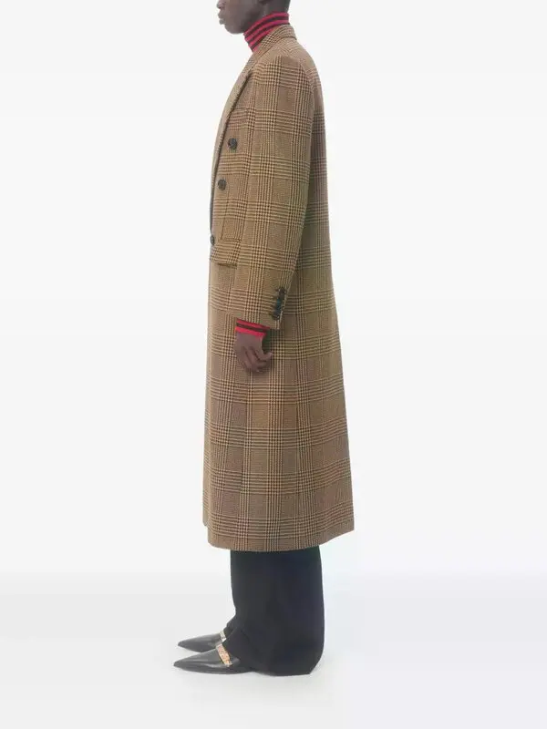 Valentino Garavani Double-breasted Glen Plaid Coat
