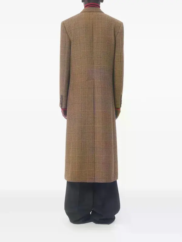 Valentino Garavani Double-breasted Glen Plaid Coat