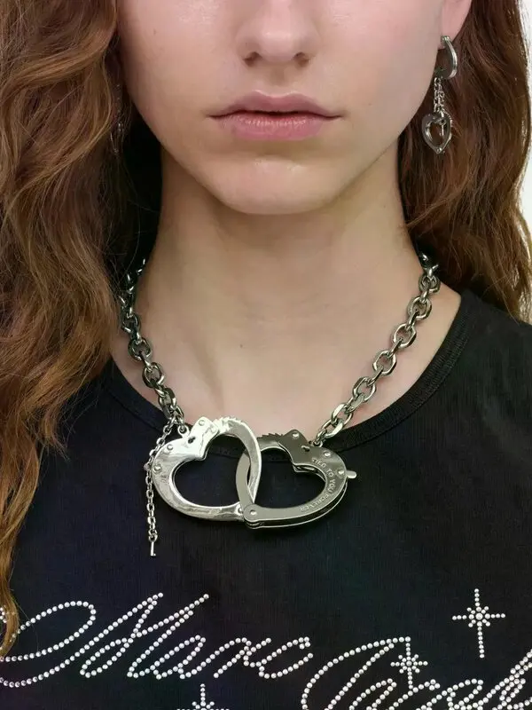 Marc Jacobs Heart Handcuff Chain Necklace