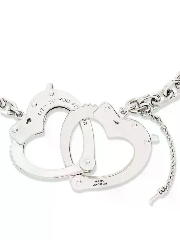 Marc Jacobs Heart Handcuff Chain Necklace