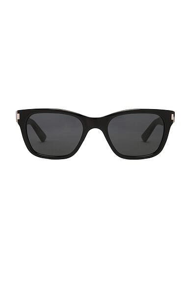 Saint Laurent Rectangular Sunglasses - Black