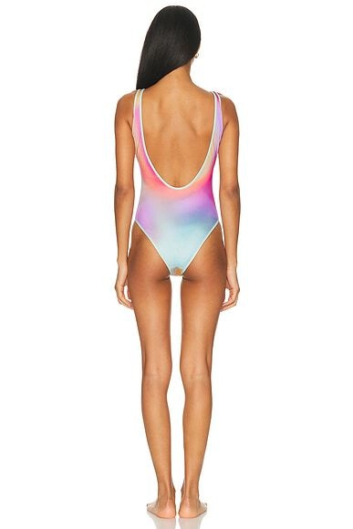 Casablanca Printed One Piece Swimsuit