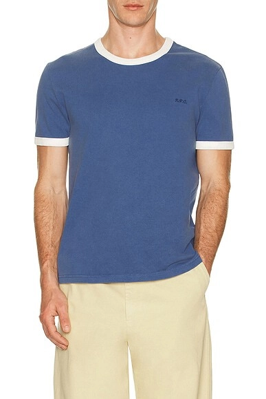 A.p.c. Contrast T-shirt - Blue