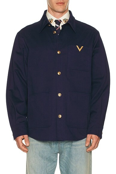 Valentino Garavani Classic Cotton Gabardine Jacket