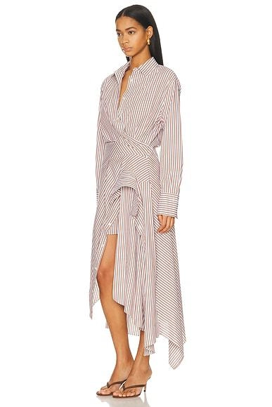 Monse Deconstructed Dress - Brown