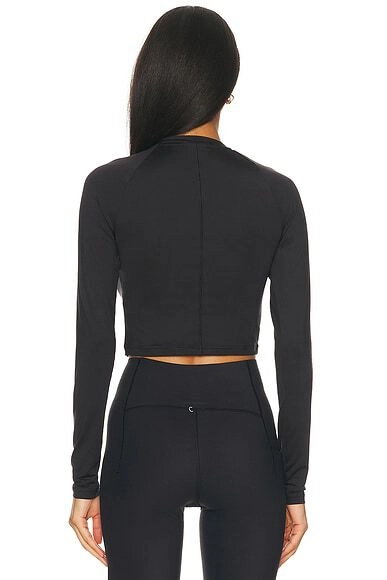 On Studio Long-t Crop Top - Black