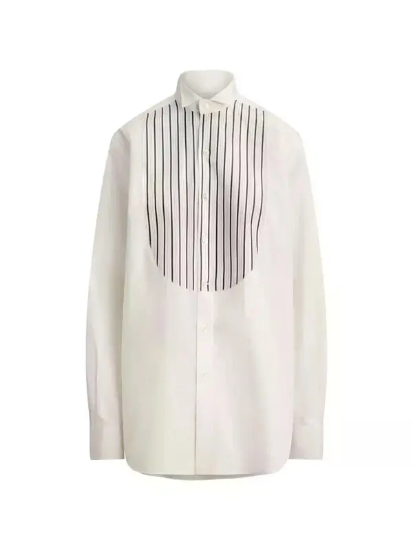 Ralph Lauren Courtney Striped Shirt - White